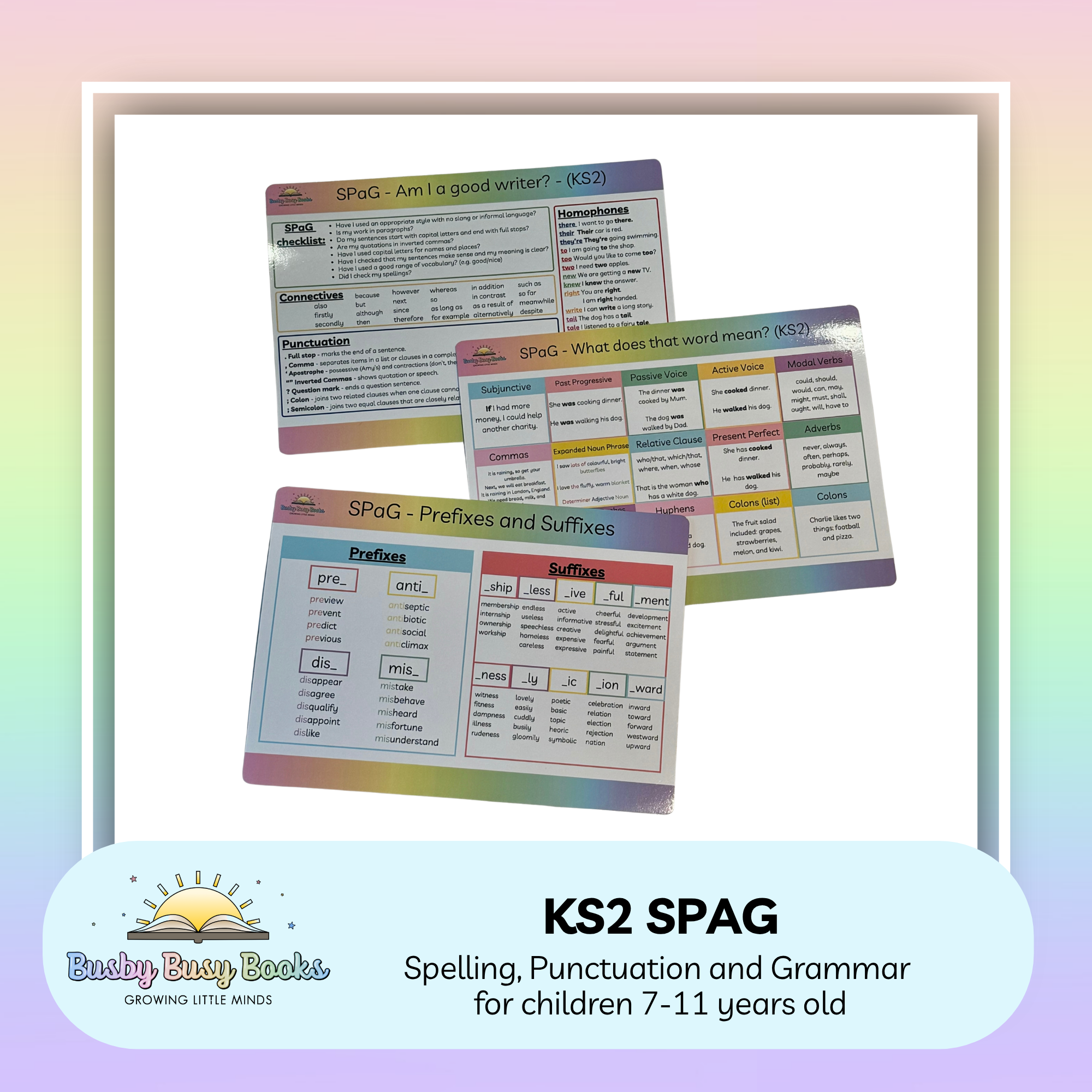 Spelling Punctuation & Grammar (SPAG) KS2 – Busby Busy Books
