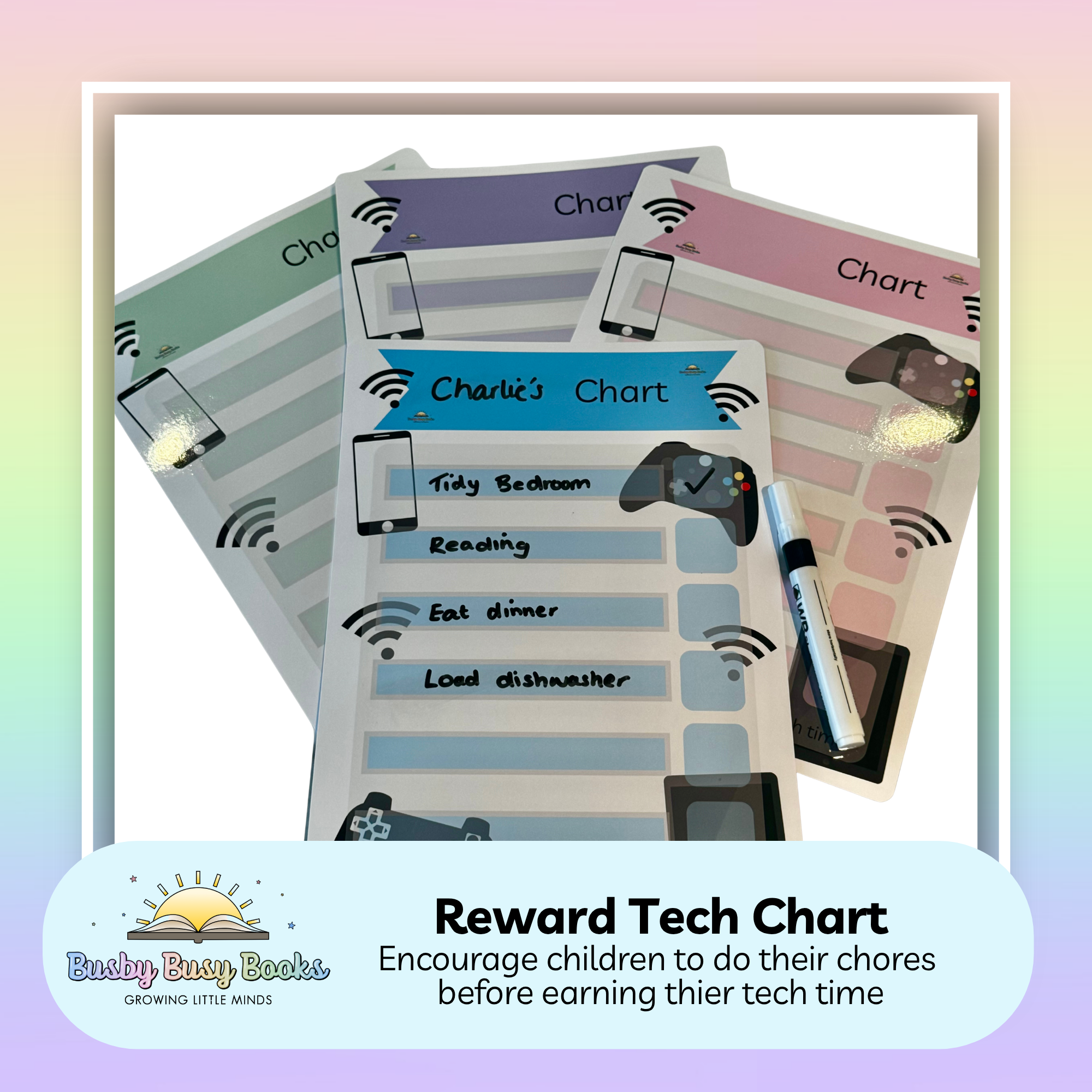 Reward Technology Chart – Busby Busy Books