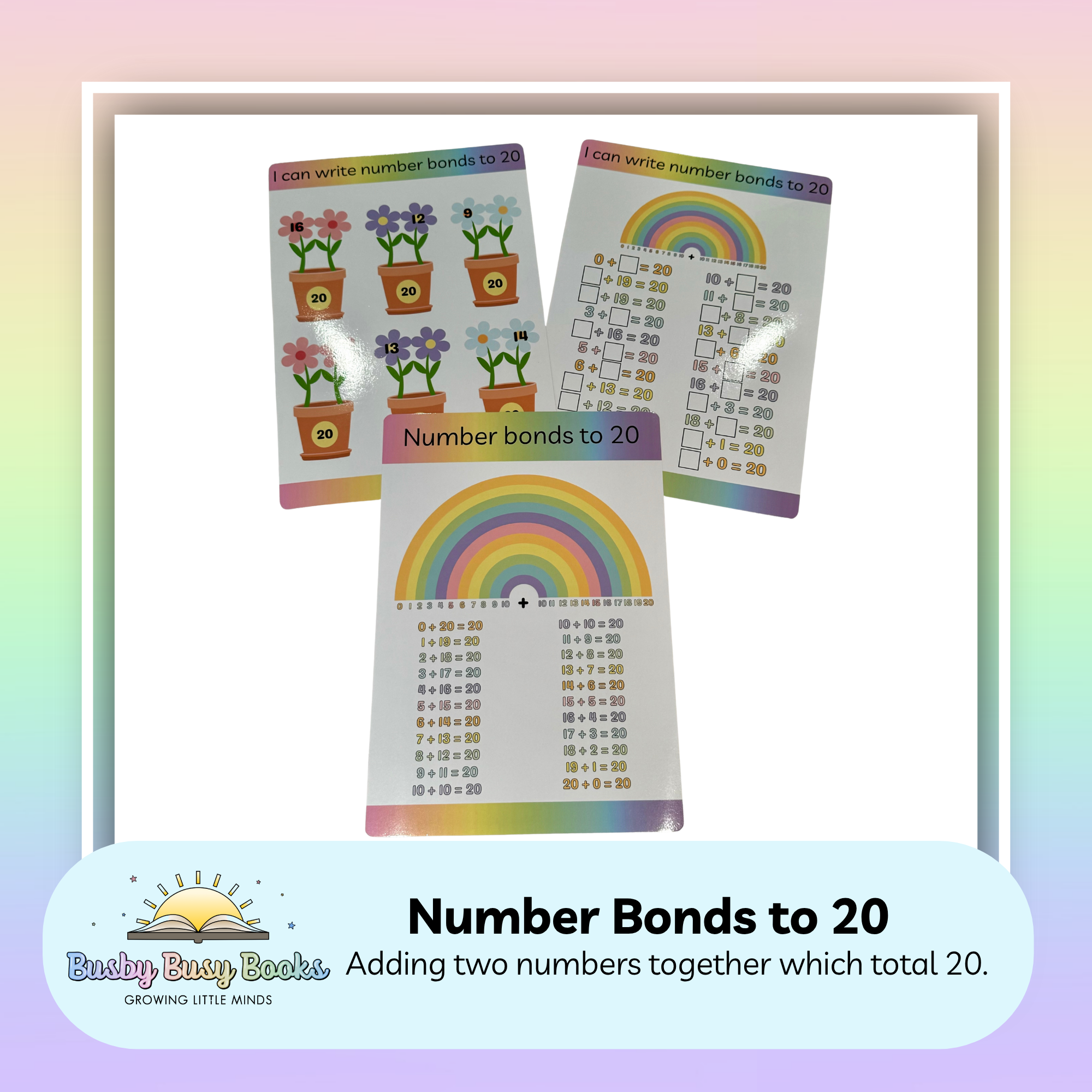 Number bonds to 20 – Busby Busy Books